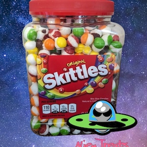 Freeze Dried Candy L Tub L Bulk L Rainbow Crunchy Alien Balls L Space ...