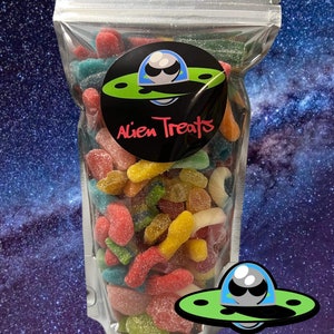 Galactic Sour Gummy Mix L Sour L Variety L Aliens L Treats L Gummies - Etsy