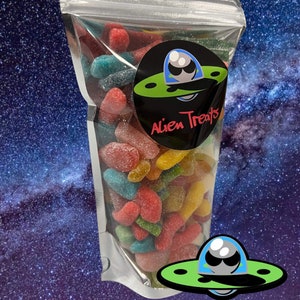 Galactic Sour Gummy Mix L Sour L Variety L Aliens L Treats L Gummies - Etsy