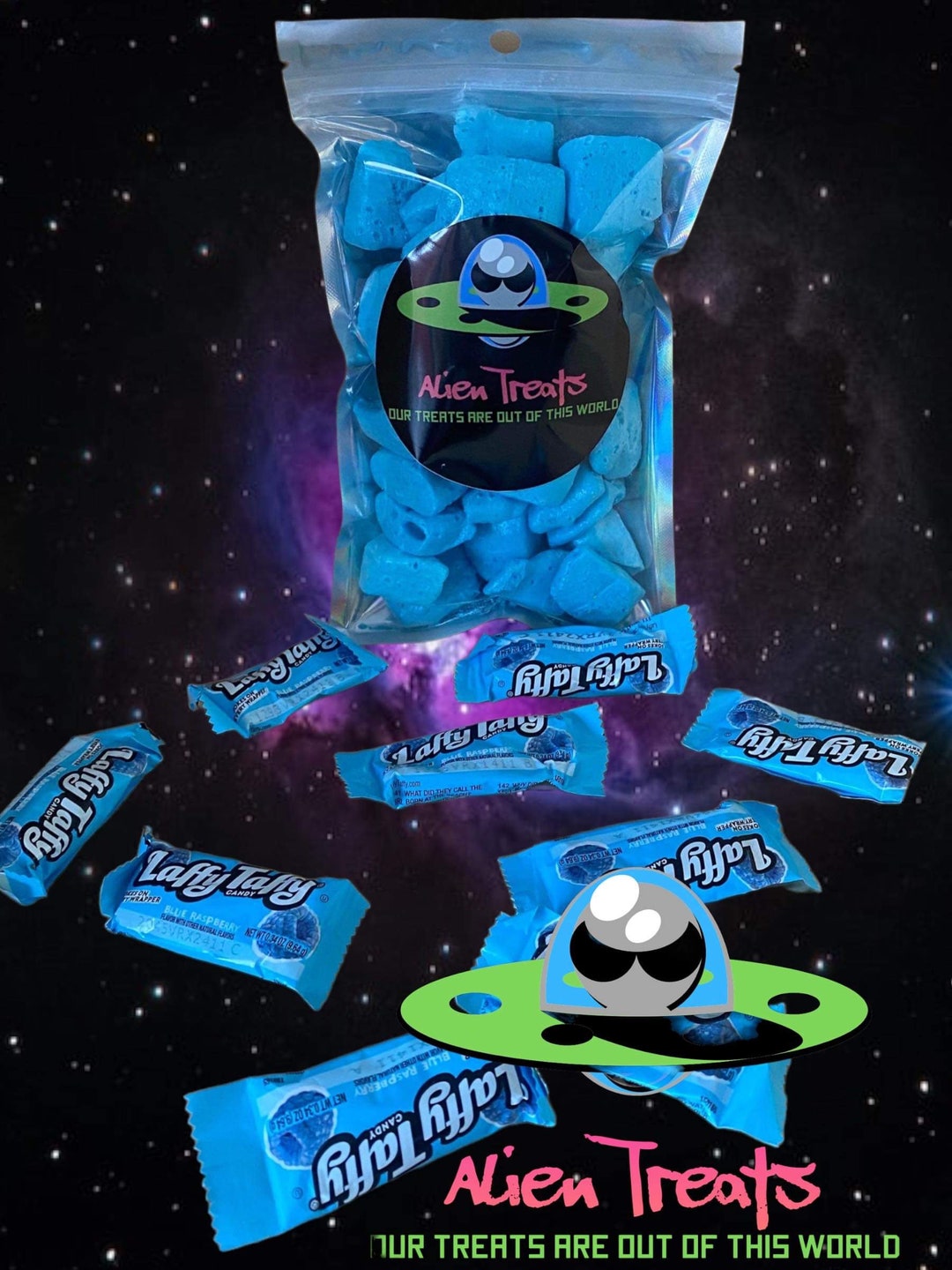 Freeze Dried Candy L Laffy Alien Taffy L Crunchy L Candy L Treats L ...