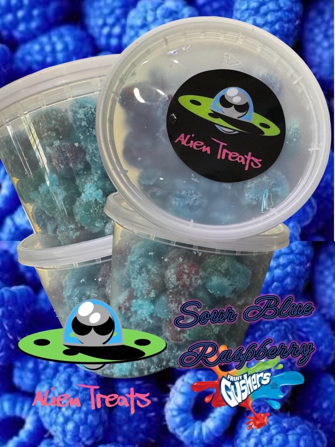 Sour Blue Rasberry Gusherrzzzzzz 16oz - Etsy