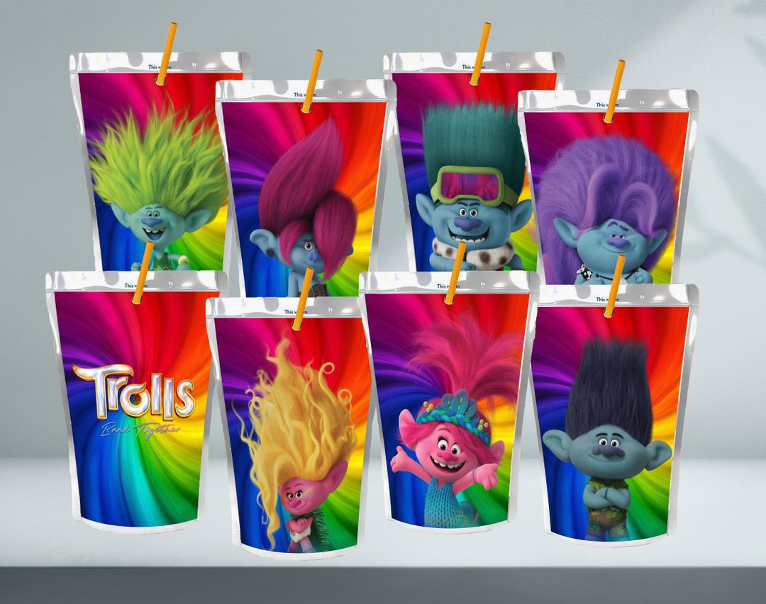 Trolls Band Together Inspired Capri-sun Juice Labels Trolls Capri-sun ...