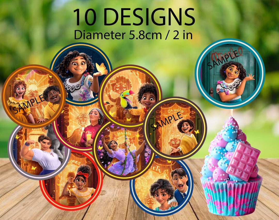Encanto Inspired Cupcake Toppers Encanto Party Cupcake Toppers Encanto ...
