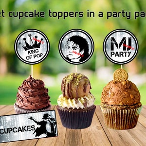 Editable Michael J Food Tents Jackson Food Labels MJ Party Place Cards ...