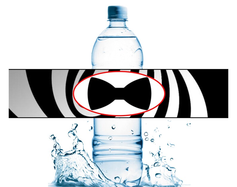 Spy James Bond Party Bottle Labels Spy Printable Bottle - Etsy