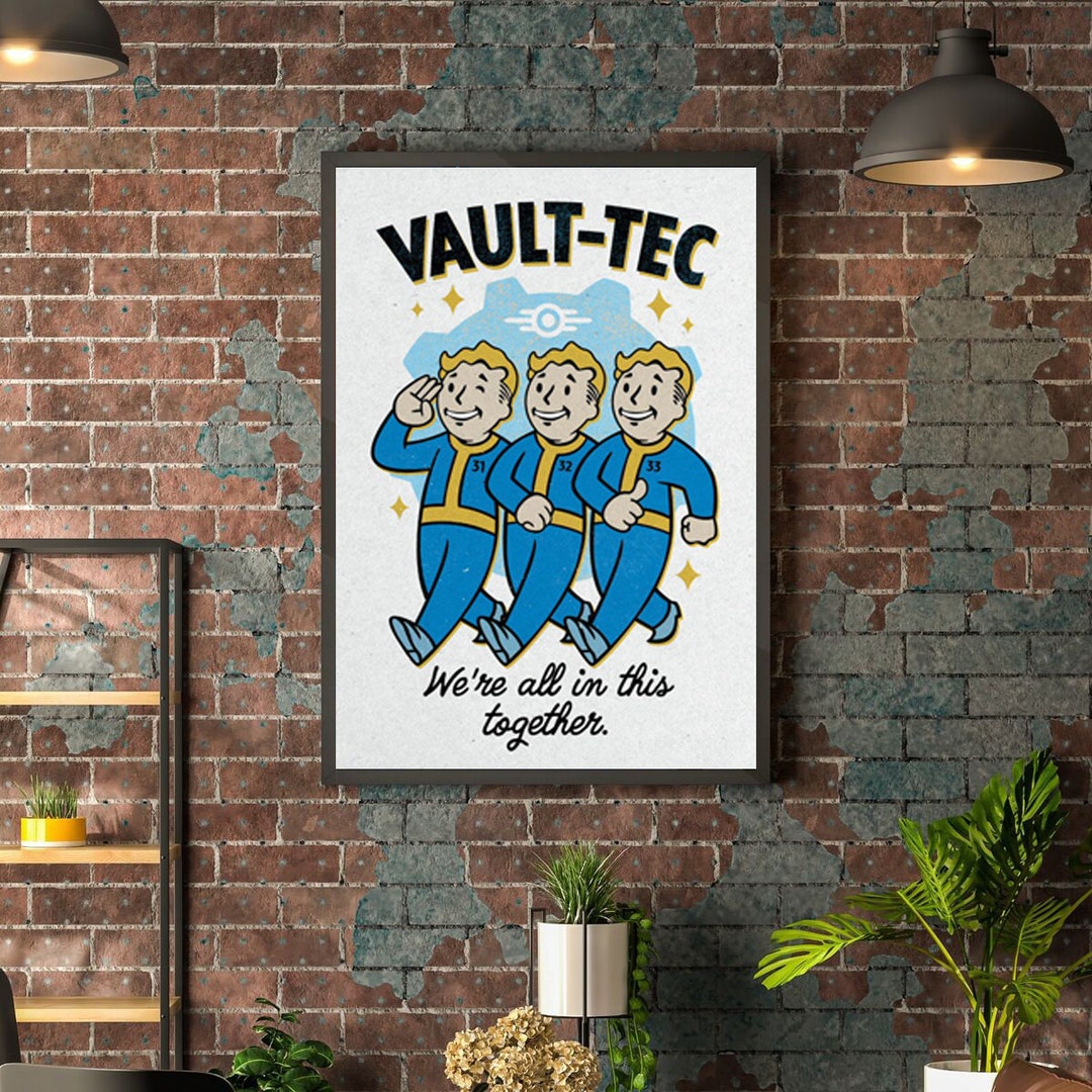 Fallout Vault-tec Poster A2/A3/A4/A5 Digital Download File Only ...