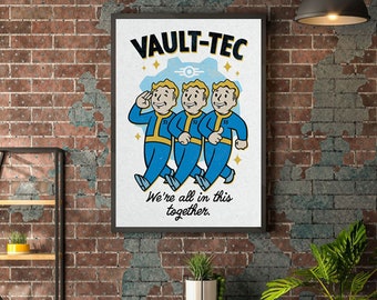 Fallout Vault-tec Poster Digital Download - Etsy