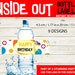 Inside Out Bottle Label Inside Out Birthday Drink Labels Inside Out ...