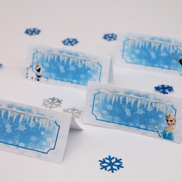 Frozen Place Cards - Etsy