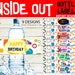 Inside Out Bottle Label Inside Out Birthday Drink Labels Inside Out ...