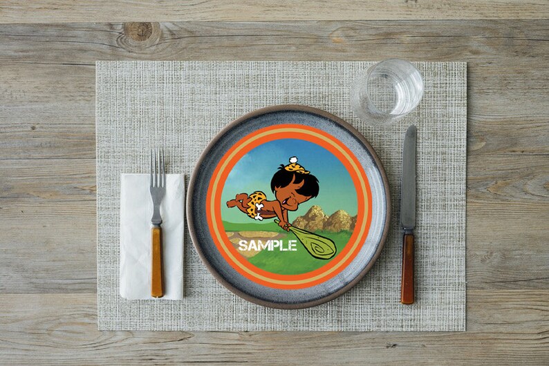 African American Bamm-bamm Plate Inserts Printable Bam Bam - Etsy