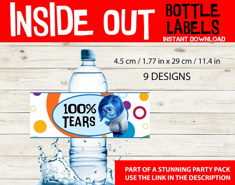 Inside Out Party Mini Pack Inside Out Party Supplies - Etsy