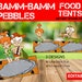 Editable Bamm-bamm & Pebbles Food Tents Printable Bam Bam and Pebbles ...