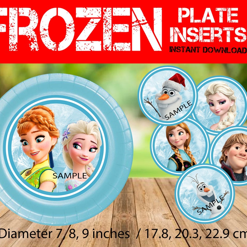 Frozen Table Decor - Etsy UK