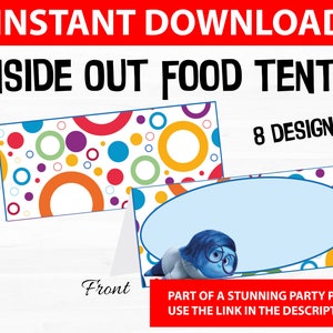 Inside Out Party Mini Pack Inside Out Party Supplies Inside Out ...