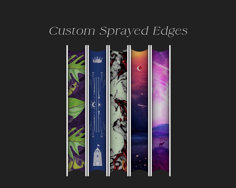 Custom Sprayed Edges - Etsy