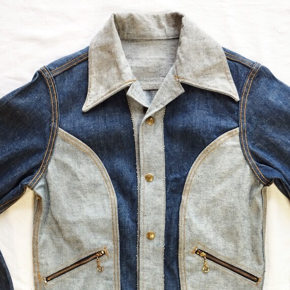 1970s Lee Reversible Denim Jacket - Gem