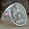Family Crest Coat of Arms Custom Ring for Personalized Rings, Custom ...