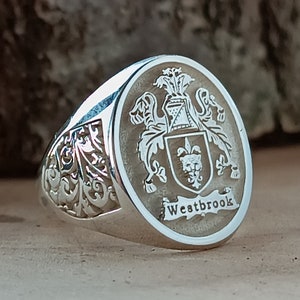Unique Family Ring, Custom Gold or Silver, Personalized Name Ring ...
