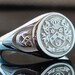 Stoic Rings,justice Wisdom Temperance Courage Ring,family Crest Rings ...