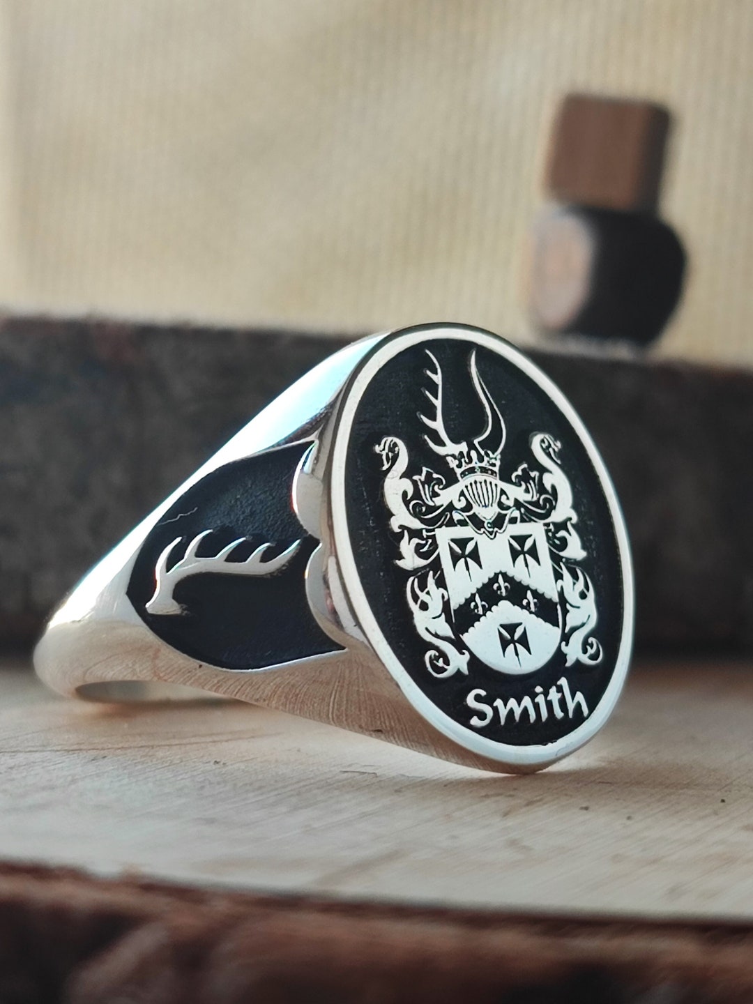 Custom Gold Ring,personalized Name Ring, Gold Royal Ring, Men Thick ...