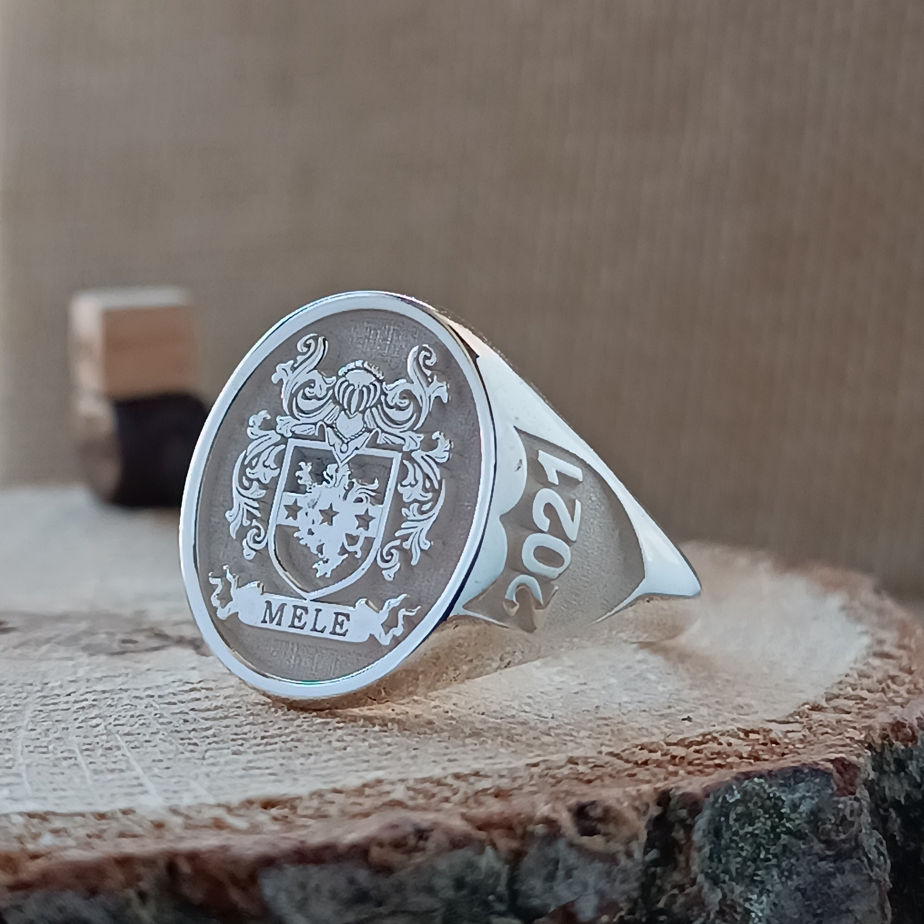 Family Crest Rings Custom Signet Ring Family Crest Signet - Etsy