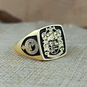 Personalized Family Ring, Gold or Silver, Custom Name Ring, Unique ...