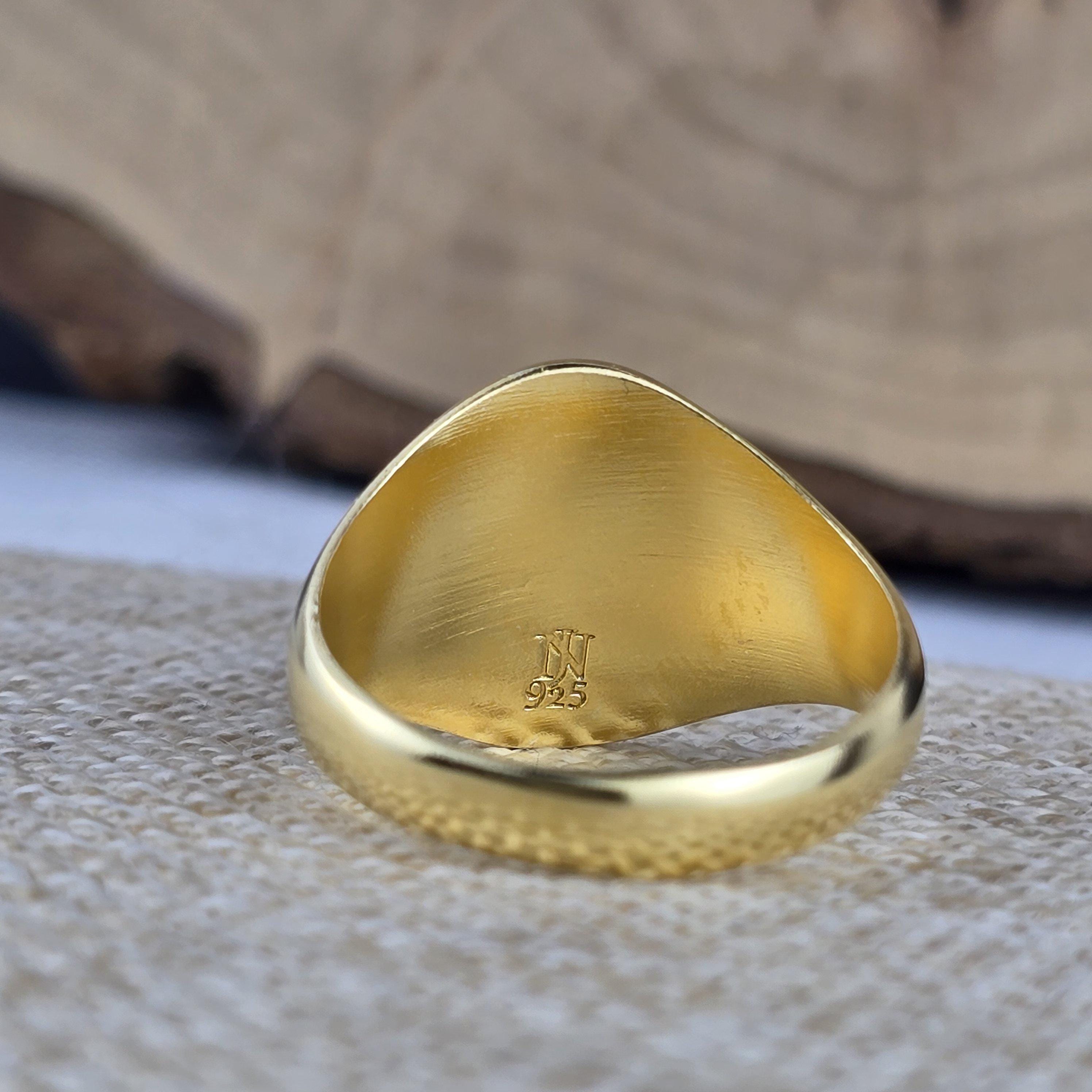 Custom Signet Ring, Family Crest Signet Ring, Personalized Jewelry ...