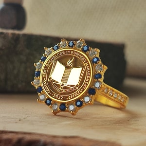 University Ring graduation Giftgraduation Ring woman - Etsy