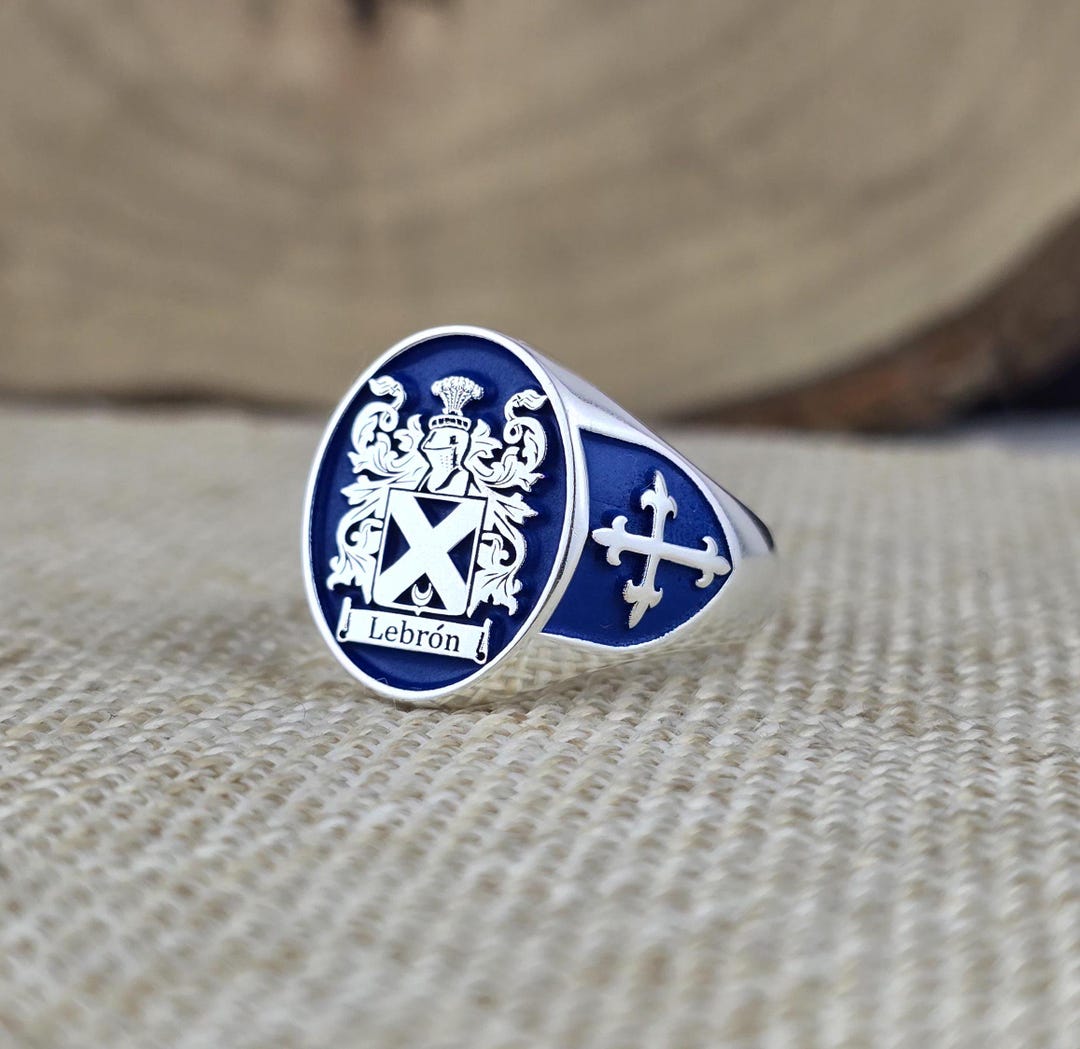 Heritage-inspired Gold Design for Timeless Elegance Custom Family Crest ...