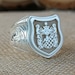 Crest Ring, Family Crest Signet Ring Christmas Gift, Coat of Arms Ring ...