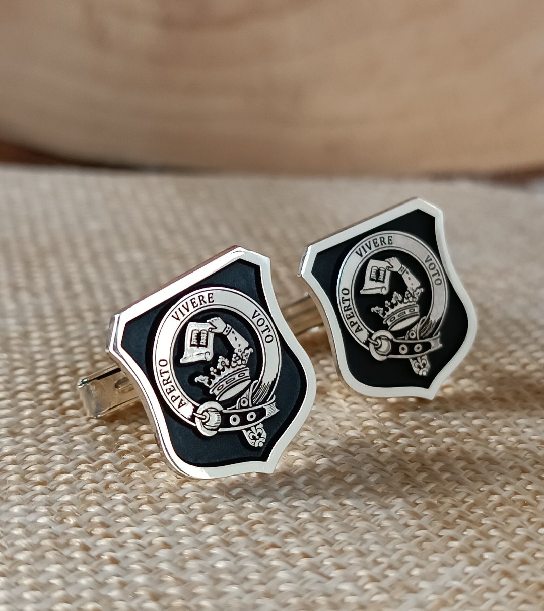 Family Cufflink, Crest Cufflink, Personalized Cufflink, Christmas Gift ...