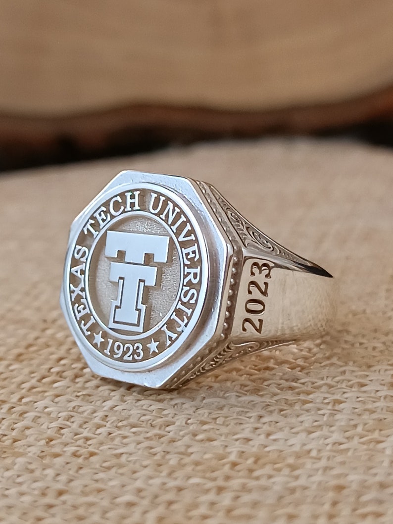 School Rings, Graduation Rings, College Class Rings, Rose Gold College ...
