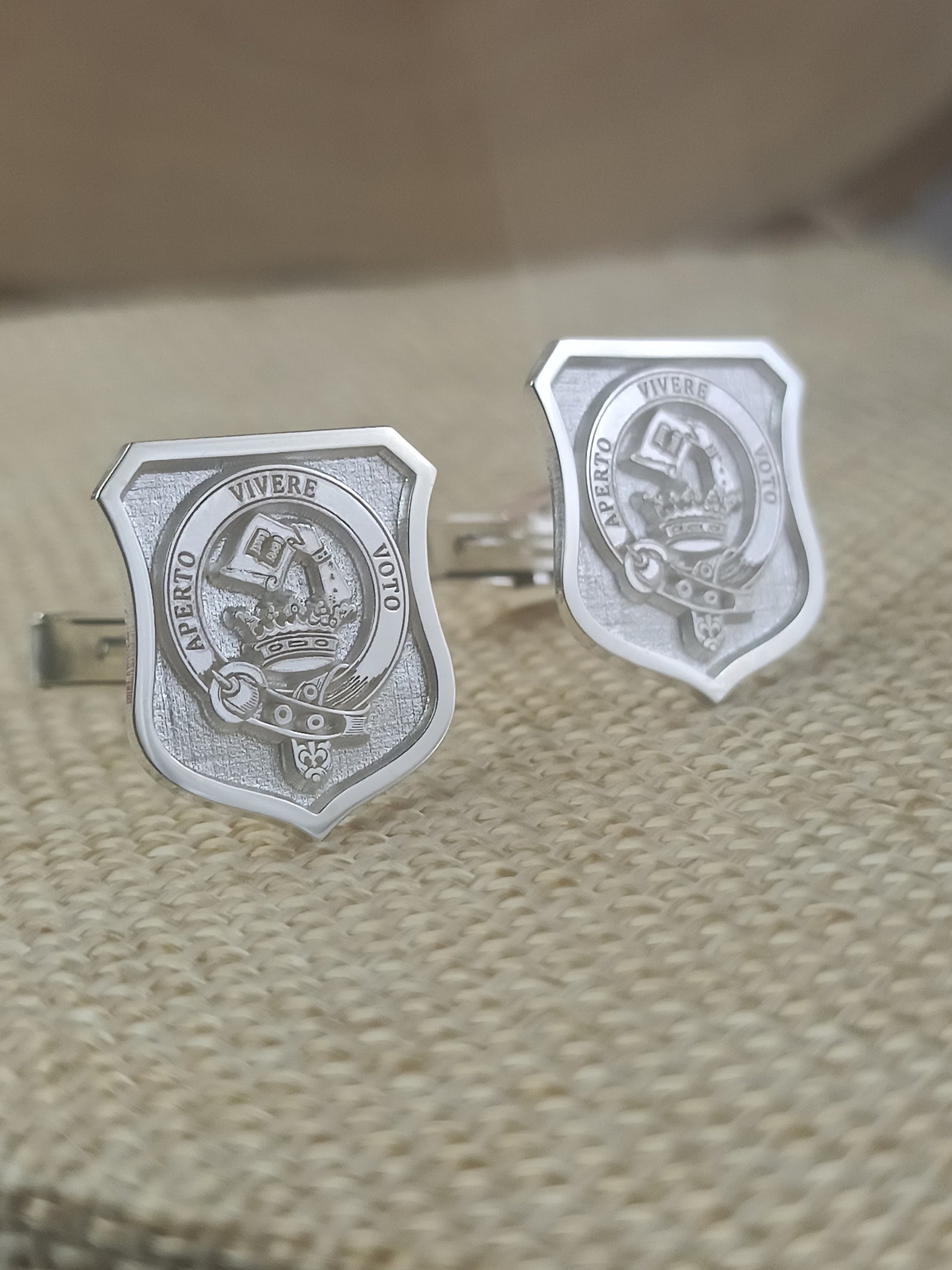 Gold Custom Coat of Arms Cuff Links,crest Cufflinks,wedding Gift for ...