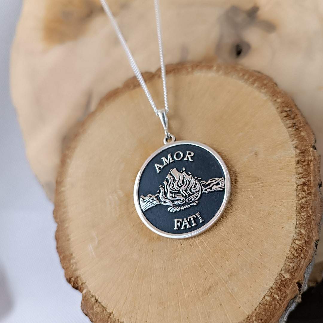 Amorfati Necklace, Silver Amor Fati Necklace, Amor Fati Necklace, Love ...