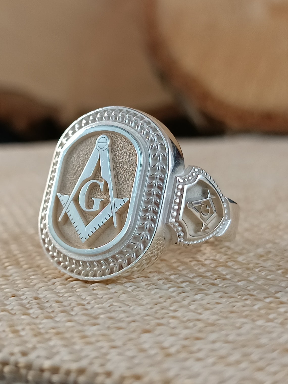 Free Mason Ring, Mens Masonic Rings, Masonic Jewelry, Christmas Ring ...