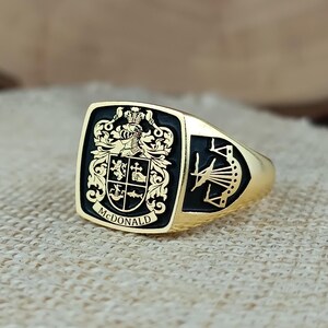 Personalized Family Ring, Gold or Silver, Custom Name Ring, Unique ...