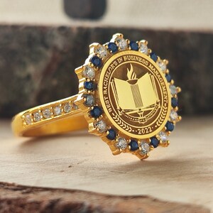 University Ring graduation Giftgraduation Ring woman - Etsy