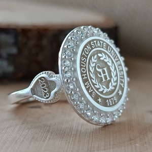 College Ring,university Ring,graduation Gift,graduation Ring,woman Ring ...