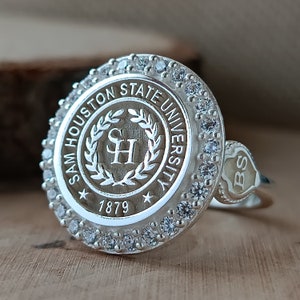 College Ring,university Ring,graduation Gift,graduation Ring,woman Ring ...