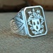 Crest Ring, Family Crest Signet Ring Christmas Gift, Coat of Arms Ring ...
