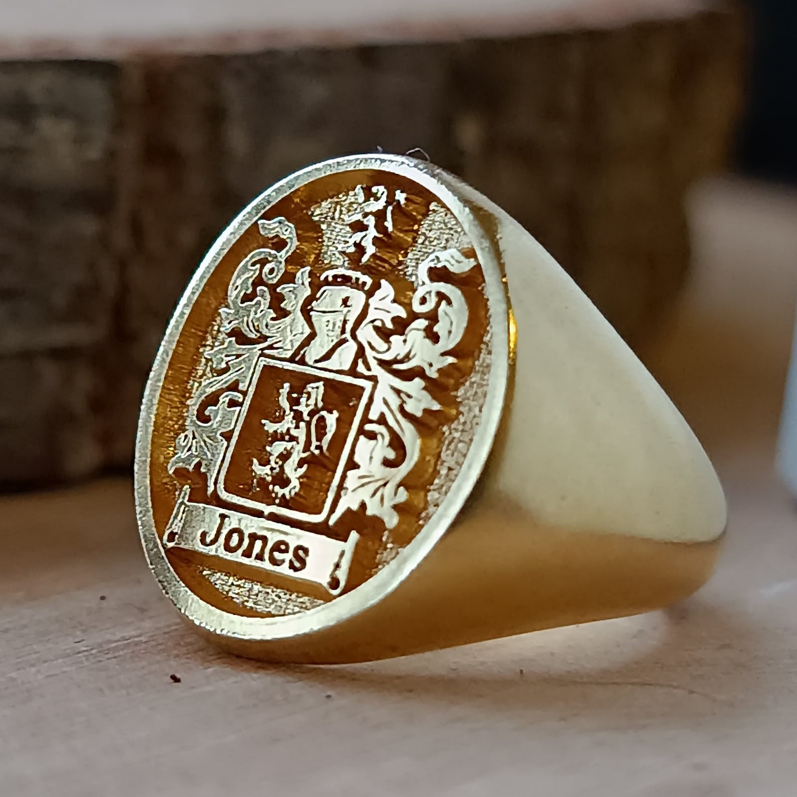 Family Crest Coat of Arms Custom Ring for Personalized Rings, Custom ...