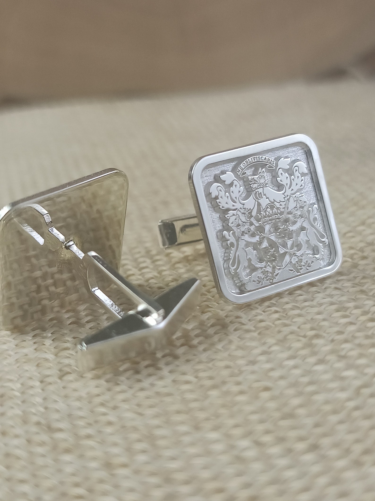 Personalized Family Crest Cufflinks,gold Custom Coat of Arms Cufflinks ...