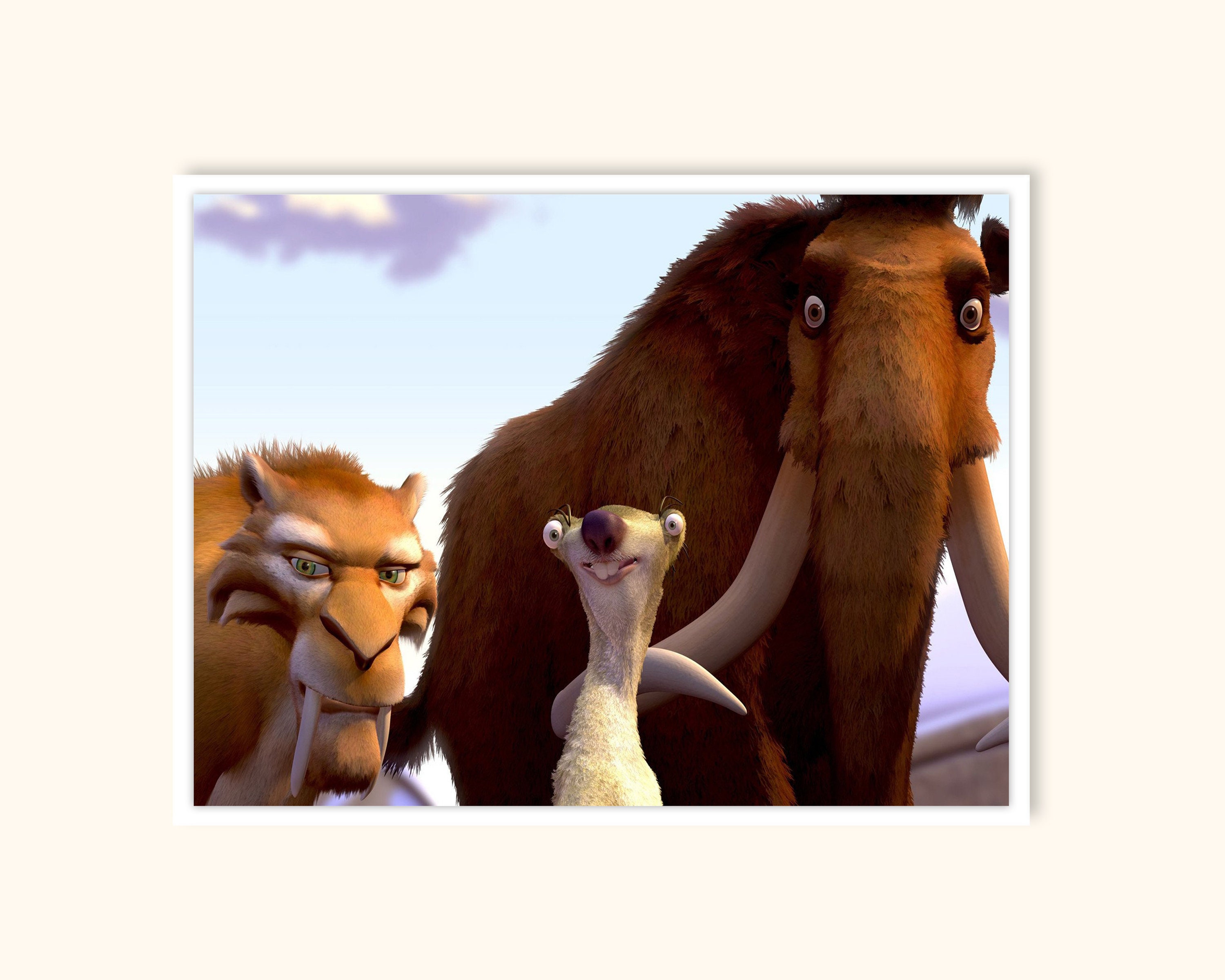 Ice Age Christmas Poster