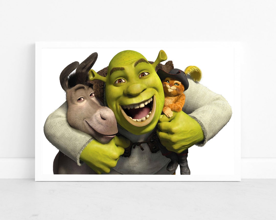 Shrek Shrek Poster Shrek Print Home Decoration Wall Art - Etsy UK
