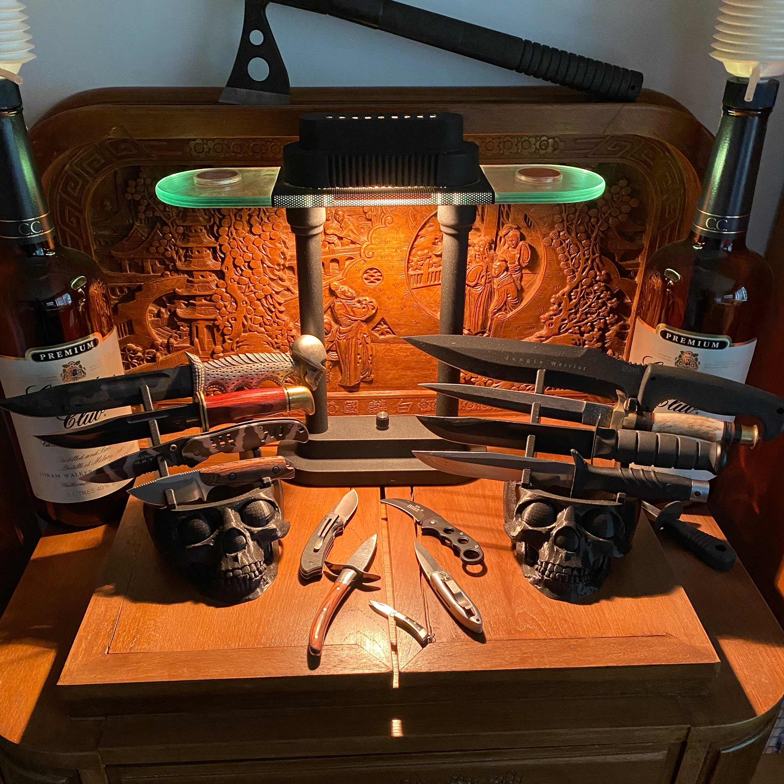 Skull Knife and Blade Display - Etsy