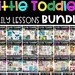 BUNDLE LITTLE Toddler School Lesson Plans LETTERS A-Z | Tot School ...