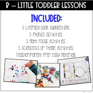 BUNDLE LITTLE Toddler School Lesson Plans LETTERS A-Z | Tot School ...