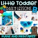 BUNDLE LITTLE Toddler School Lesson Plans LETTERS A-Z | Tot School ...