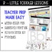 BUNDLE LITTLE Toddler School Lesson Plans LETTERS A-Z | Tot School ...